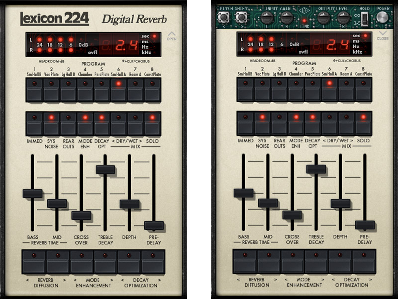 Lexicon 224 Digital Reverbの使い方・設定の説明【プラグイン リバーブ/UAD-2】 - 前田的DTMブログ